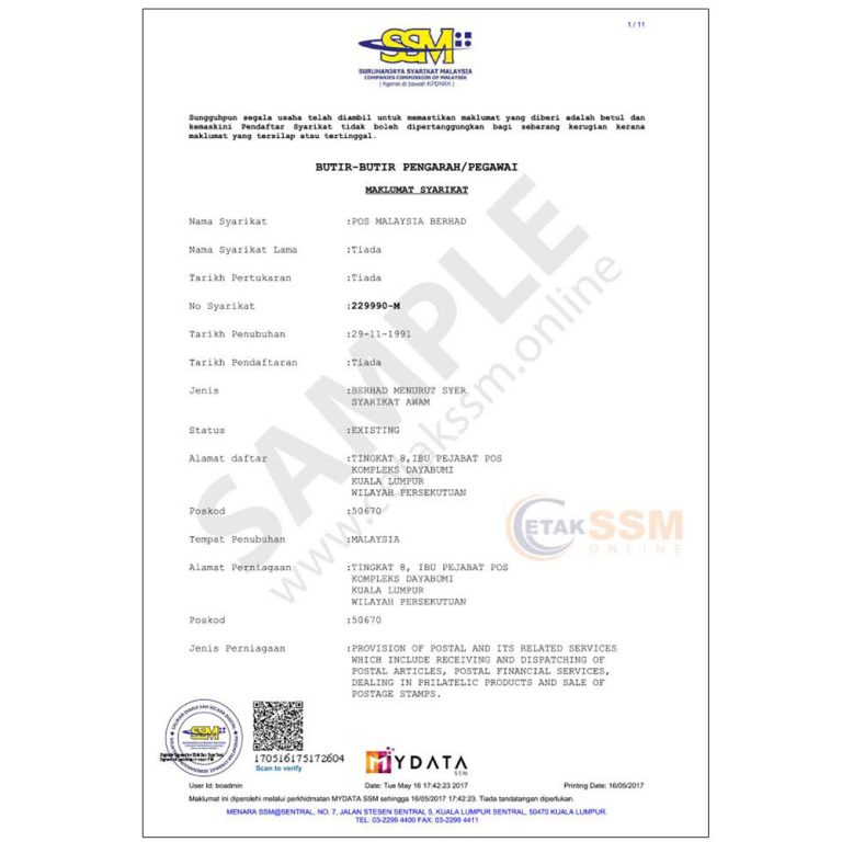 Reprint Form 24 & 49 SSM | Borang 9, 24 & 49 SSM - SSM CTC